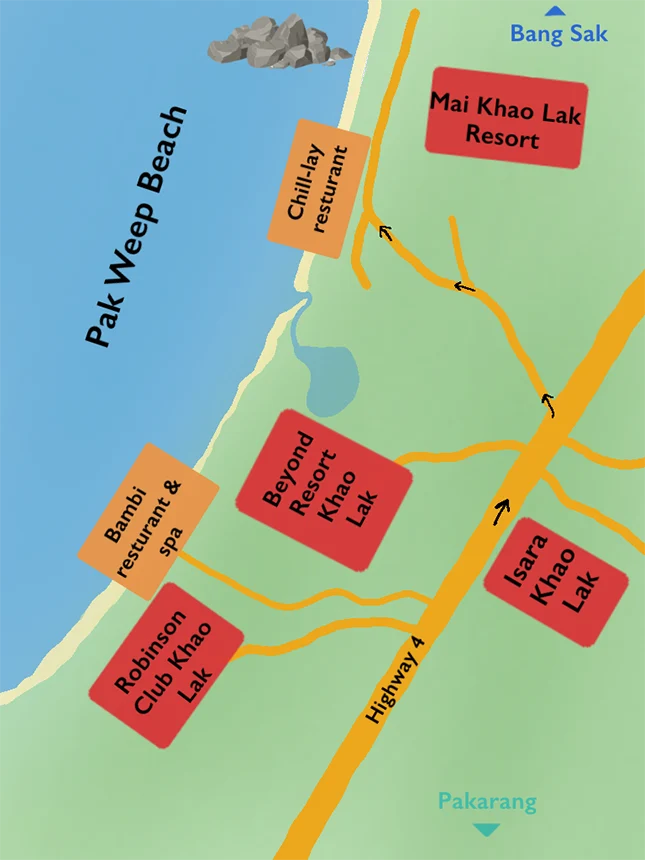 Pak Weep Beach - Khao Lak Center